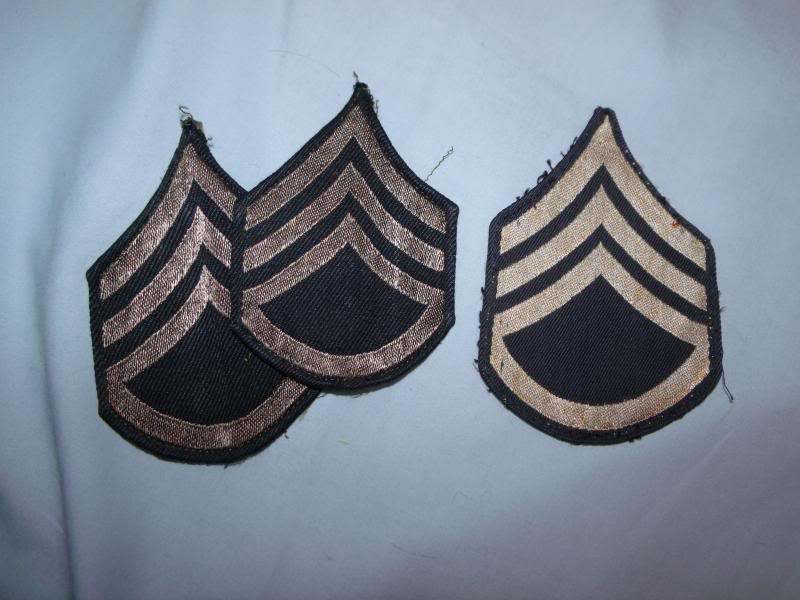 My theory--Japanese made 1948-1951+ WWII style chevrons - ARMY ...