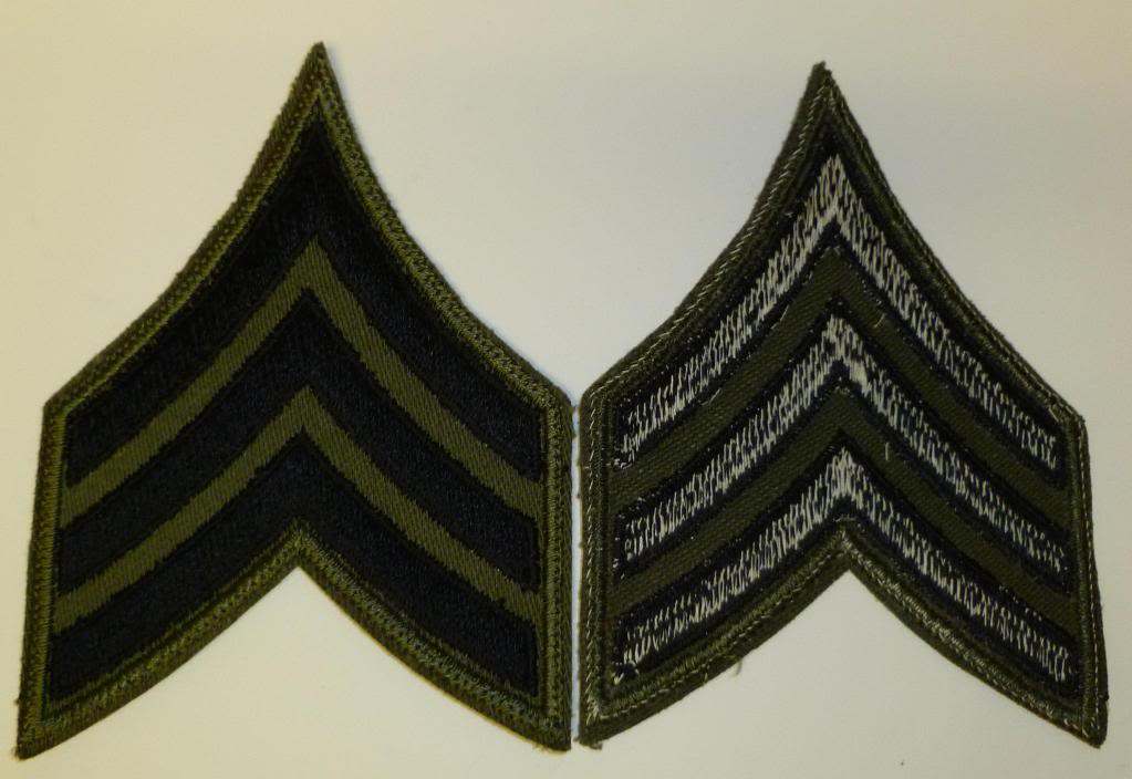 Subdued 60's army chevrons - ARMY (INCLUDING USAAC/AAF) - U.S ...