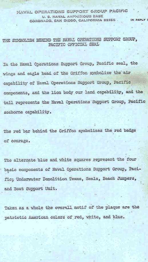 Naval Operations Support Group Pacific - NAVY, COAST GUARD AND OTHER ...