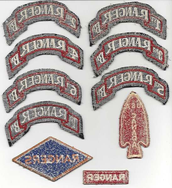 Ranger Scrolls/Tab/Patch and 1st Special Service Force Patch - ARMY AND ...