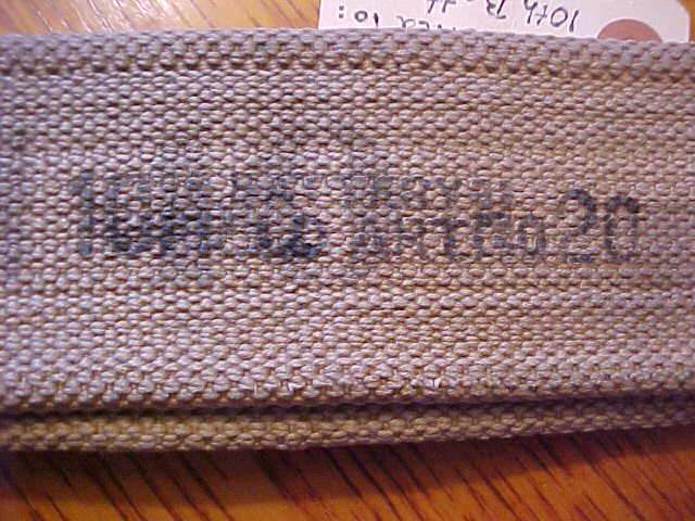 A .38 caliber cartridge belt and belt plate - (1898-1916) SPANISH ...