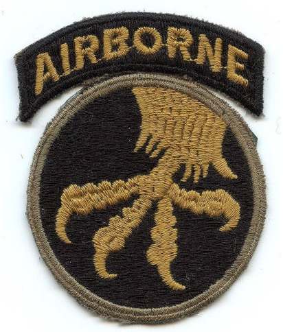 Thoughts on this 17th AB patch - ARMY AND USAAF - U.S. Militaria Forum