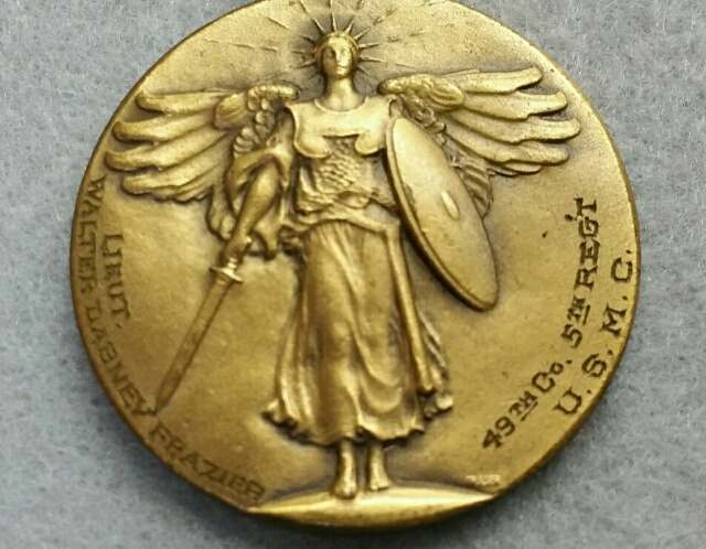 The Medal Group of 2nd Lt Walter Dabney Frazier USMC WWI KIA...June 5 ...