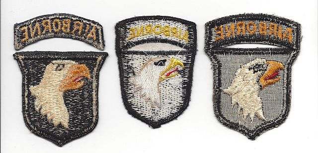101st Patch Era and Type Help - ARMY AND USAAF - U.S. Militaria Forum