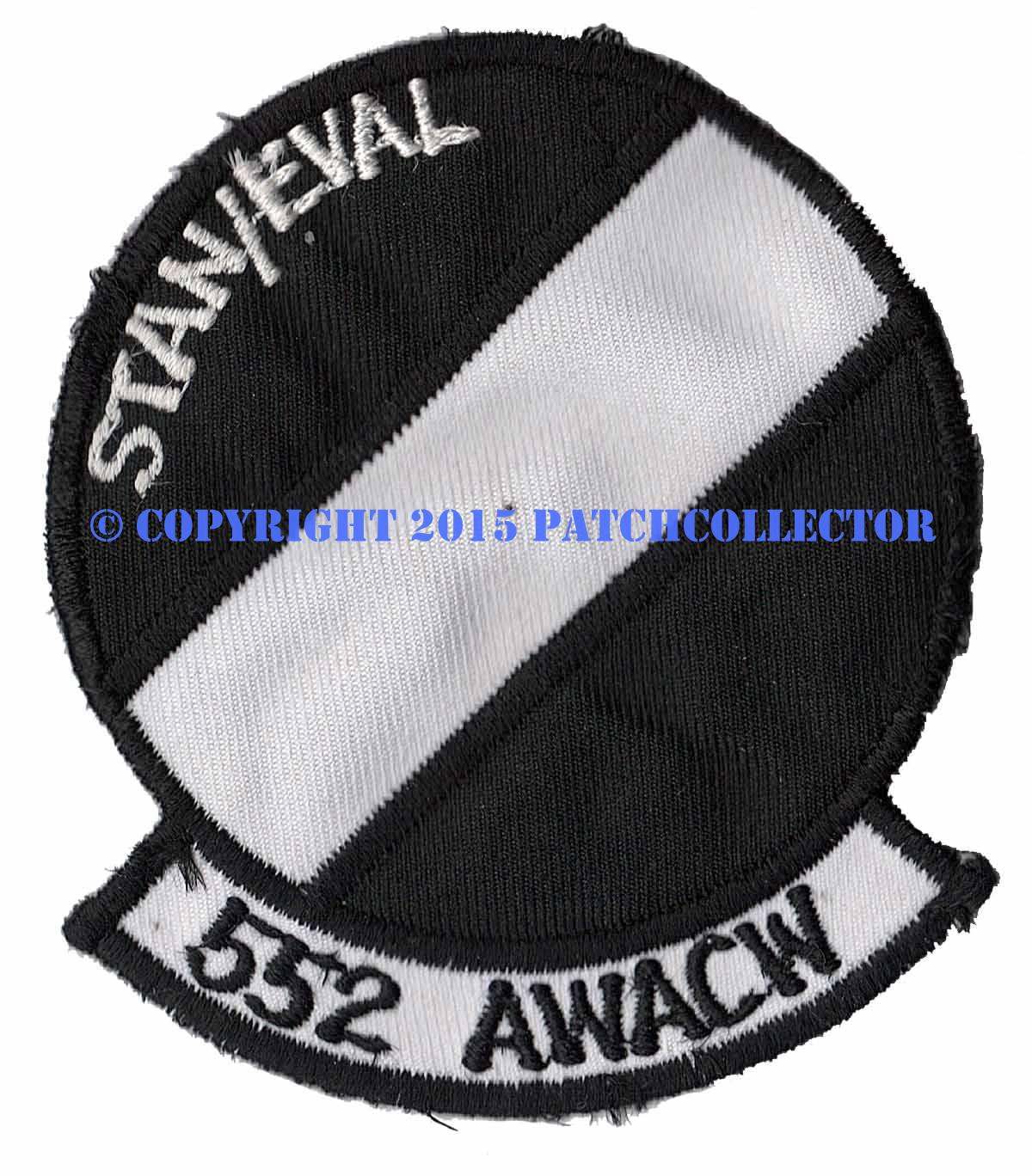 A 552nd AWACW patch - AIR FORCE (USAAF IS WITH ARMY) - U.S. Militaria Forum