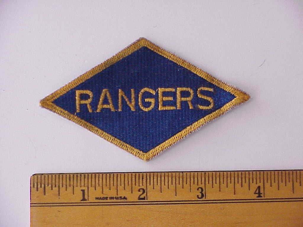 Blue Backed Diamond Ranger Patch - ARMY AND USAAF - U.S. Militaria Forum