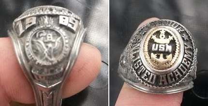 USN Senior Enlisted Academy Ring - IDENTITY ITEMS (DOG TAGS, BRACELETS ...