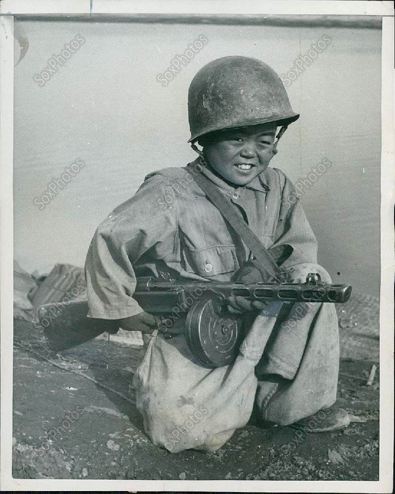 Kids Playing Army Wearing Steel Helmets And Or Liners. - M-1; M-1C & M ...