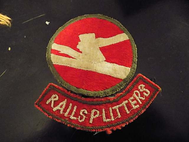 Where and when is this Railsplitters Tab made? - ARMY AND USAAF - U.S ...