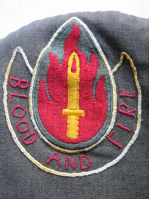 Interesting 63rd Division Patch on Ike - ARMY AND USAAF - U.S ...