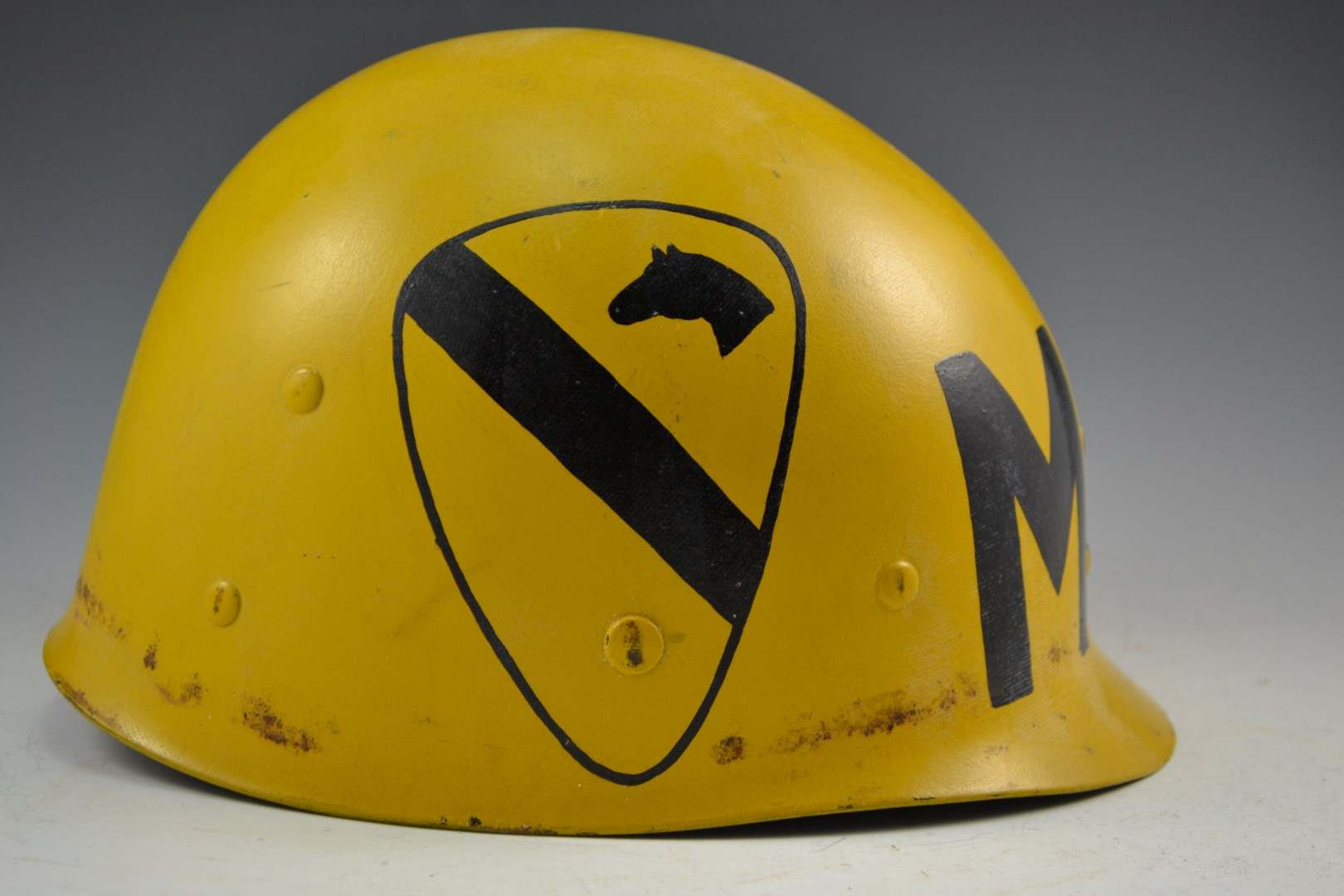 1st Cavalry MP Helmet & Japanese Sword - M-1; M-1C & M-2 HELMETS - U.S ...