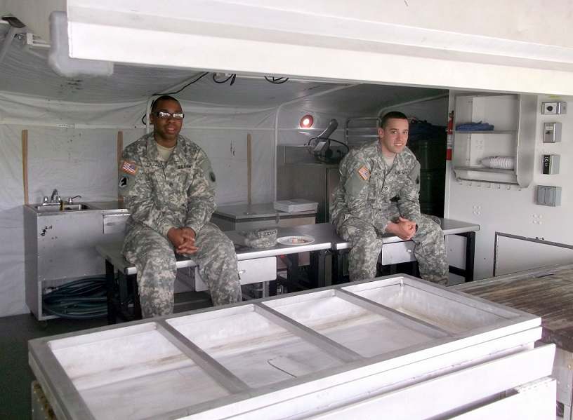 Current Army truck and field mess trailer at a local event - MILITARY ...