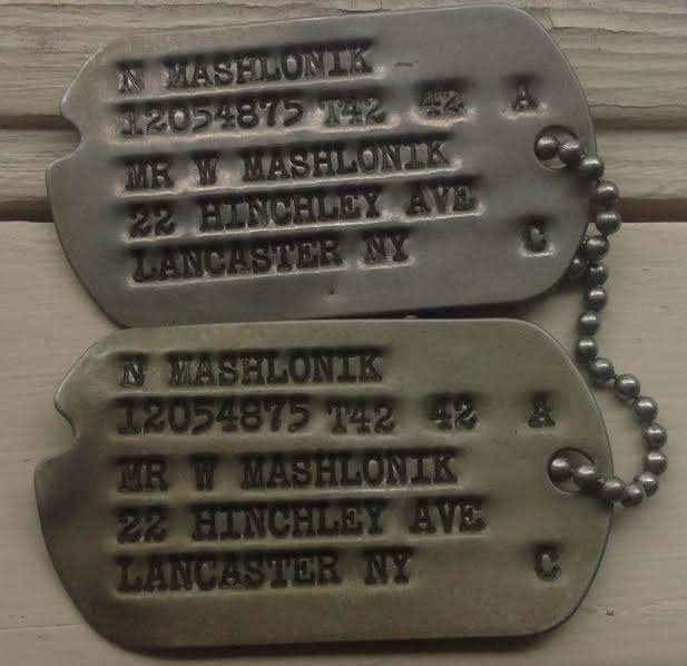 Tank commanders dog tags! - IDENTITY ITEMS (DOG TAGS, BRACELETS, ETC ...