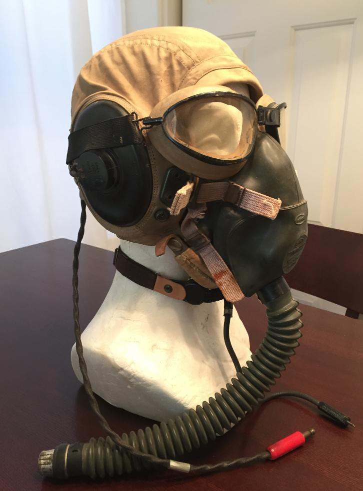 WWII Bomber Group - Helmet, Mask, Cap, Radio, POW Documents - GROUPINGS ...