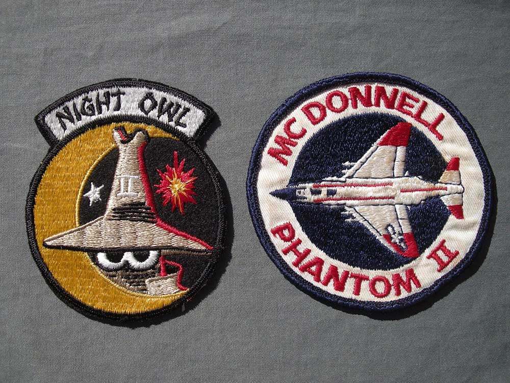 A Few Vietnam War era F-4 Phantom patches - AIR FORCE (USAAF IS WITH ...