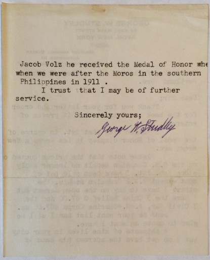 A letter from George W. Studley - MEDALS & DECORATIONS - U.S. Militaria ...