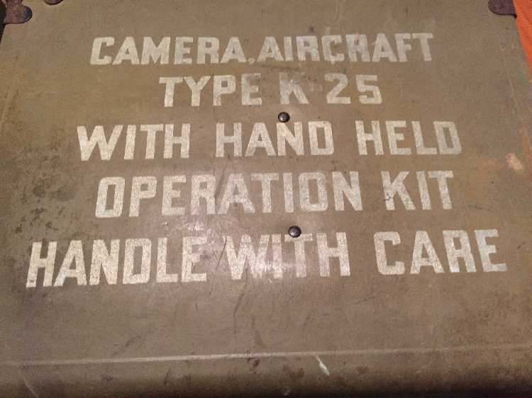 Amazing K-25 1943 Aircraft Camera with undeveloped Film Still Inside ...