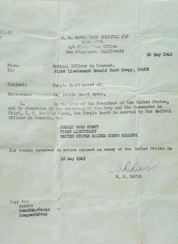 USMC 6th Division Paperwork and Uniforms Grouping - GROUPINGS PAGE - U ...