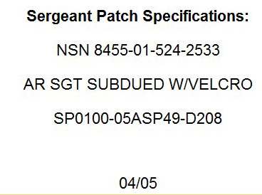 BDU subdued insignia worn on early ACU’s - ARMY AND USAAF - U.S ...