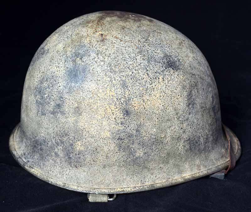 USN Corpsman helmet from Battle of Okinawa - CHAPLAIN & MEDIC HELMETS ...