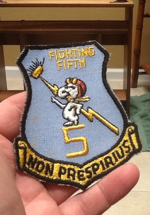 Fighting Fifth Snoopy No Sweat patch? ID: USAF OTS 5th Squadron - CAN ...