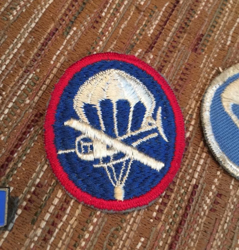 Unique WWII Paraglide Patch; Theater Made? - ARMY AND USAAF - U.S ...