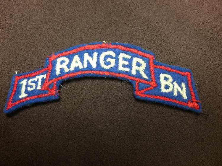1950's BLUE AND RED RANGER TAB - ARMY AND USAAF - U.S. Militaria Forum