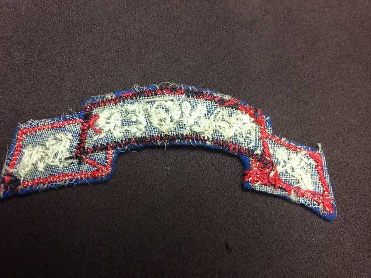 1950's BLUE AND RED RANGER TAB - ARMY AND USAAF - U.S. Militaria Forum