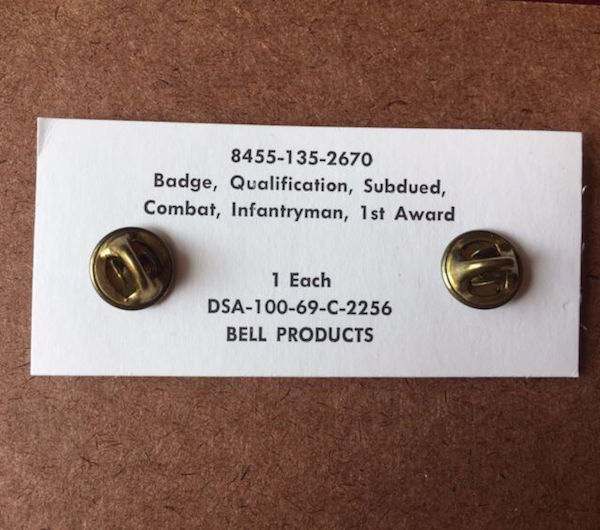 Subdued CIB Marking - COMBAT / EXPERT INFANTRY BADGE - U.S. Militaria Forum