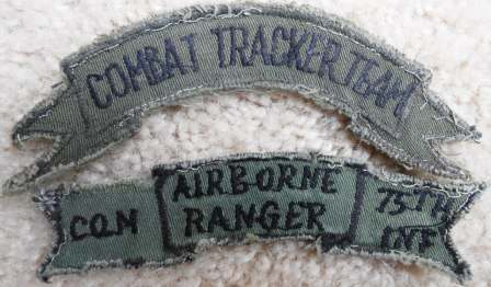 Combat Tracker Team Scroll - ARMY AND USAAF - U.S. Militaria Forum