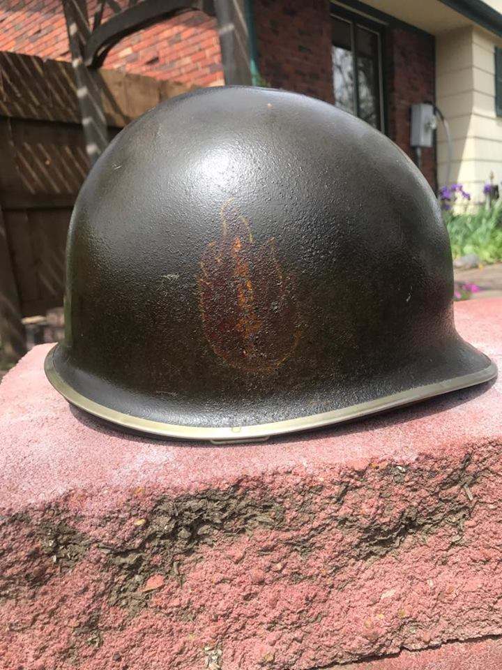 63rd ID helmet - M-1; M-1C & M-2 HELMETS - U.S. Militaria Forum