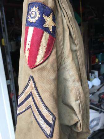 WWII CBI field modified M38 jacket 10th AAF 3rd Combat Cargo Sq ...