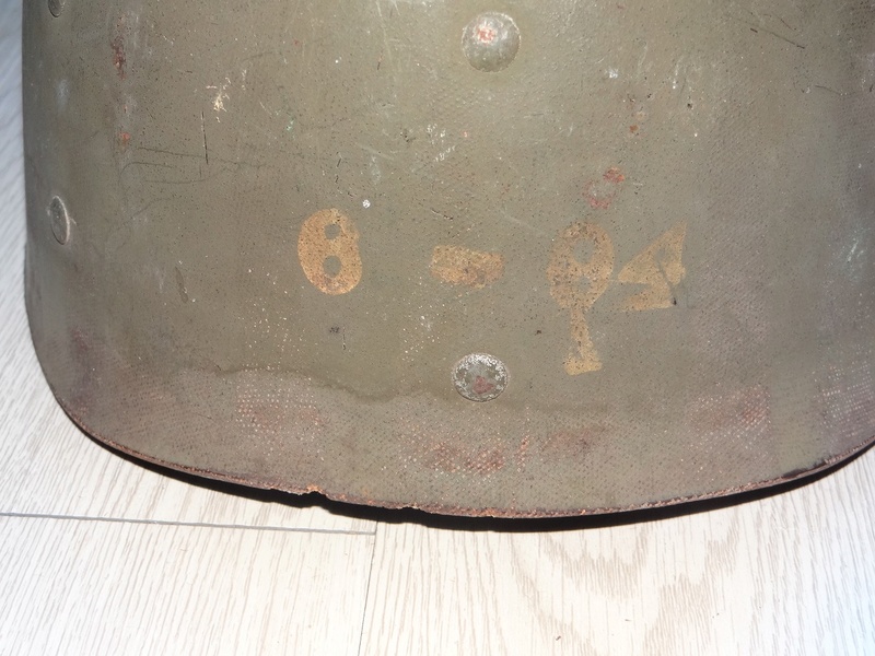 WWII Liner - Tec5 - Unknown marking - M-1; M-1C & M-2 HELMETS - U.S ...
