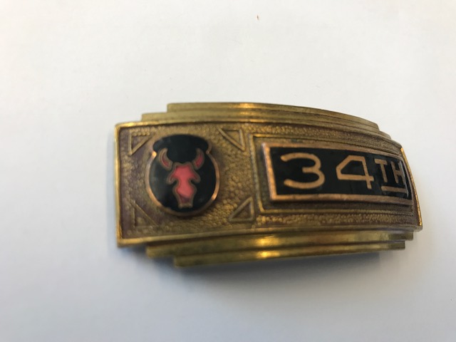 34th ID Belt Buckle - UNIFORMS - U.S. Militaria Forum