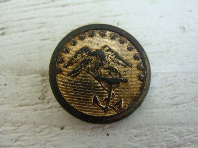 200 year old US Marine Corps button - (1776-1860) AMERICAN REVOLUTION ...