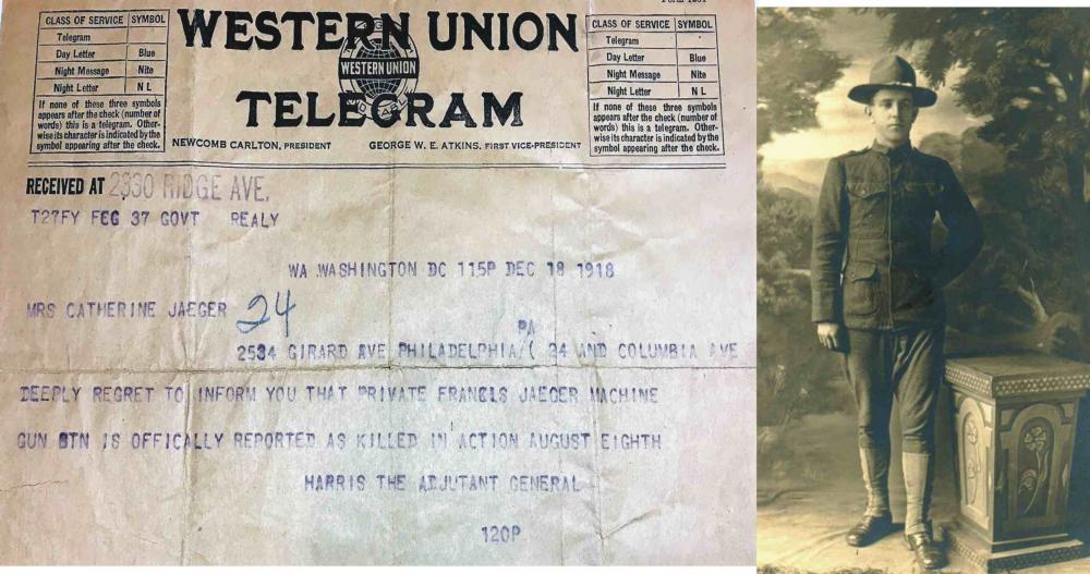 WW1 KIA Telegram - EPHEMERA, PHOTOGRAPHS & MILITARY ARTWORK - U.S ...