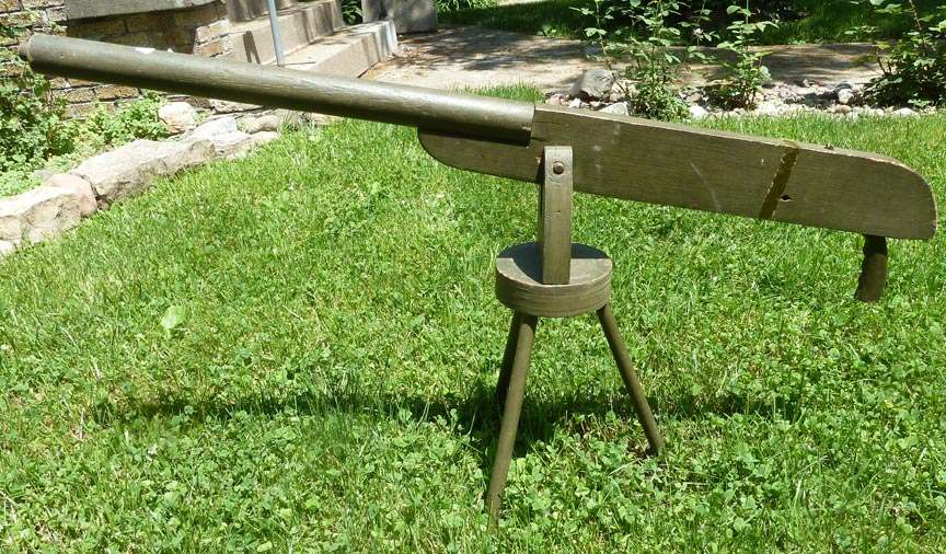 Wooden Machine Gun - Kid's Toy or 1941 Maneuvers? - FIREARMS - U.S ...