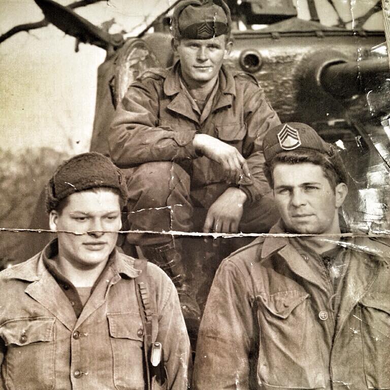 Never before photo of Sherman Tank and her crew Korea Winter 1950-51 ...