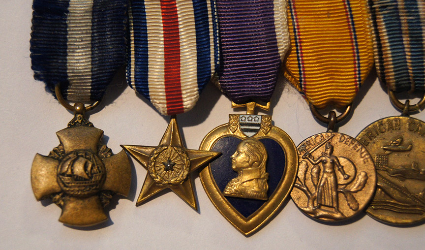 Very interesting Navy Cross WWII period Ribbon Bar - MEDALS ...