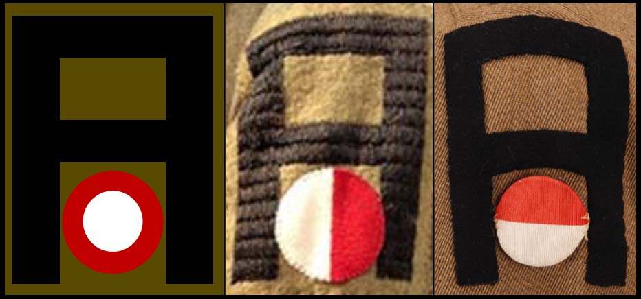 A.E.F First Army Shoulder Sleeve Insignia 1918 to 1919 - (1917-1919 ...