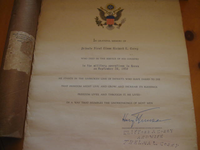 1st Cav Pusan breakout KIA PH group - MEDALS & DECORATIONS - U.S ...