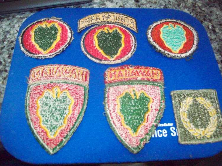 Question on some 24th Infantry Division ssi - ARMY AND USAAF - U.S ...