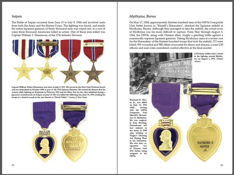 Memorial Day 2019 Update on the Posthumous Purple Heart Book - MEDALS ...