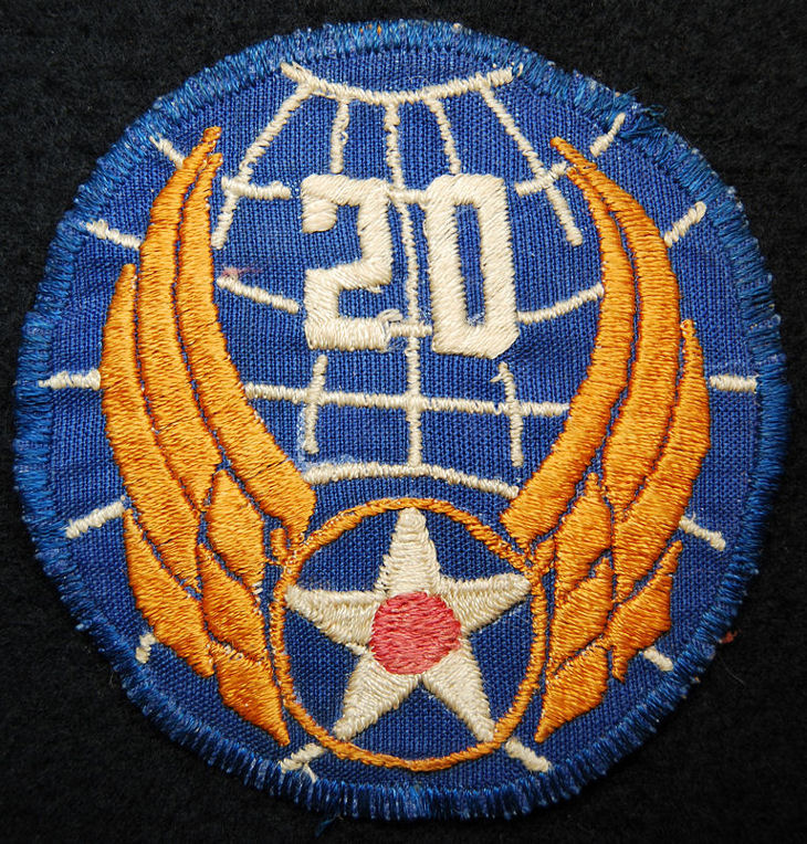 Foreign Made 20th Air Force Patch - Country of Manufacture & Value ...