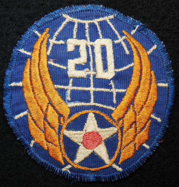 Foreign Made 20th Air Force Patch - Country of Manufacture & Value ...