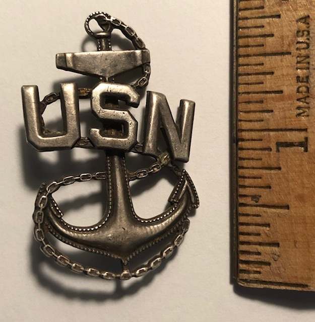USN Chief's sterling cap device, age? - NAVY, MARINE CORPS, COAST GUARD ...