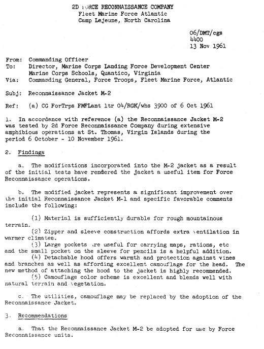 50's(?) USMC Experimental Camo Uniform - CAMOUFLAGE UNIFORMS - U.S ...