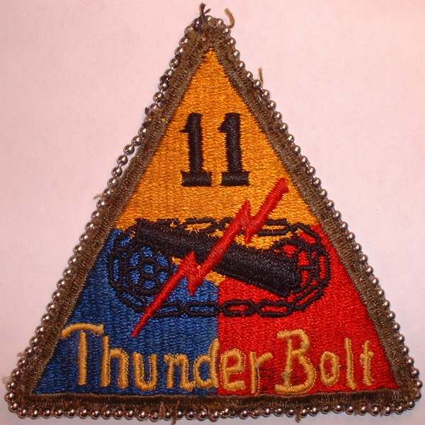 11th Armored Division - ARMY AND USAAF - U.S. Militaria Forum