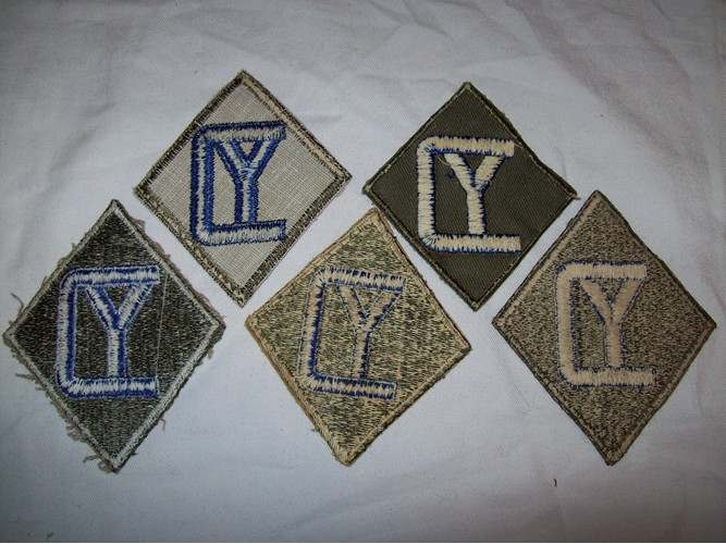 WWII Yankee Division Patches - ARMY AND USAAF - U.S. Militaria Forum