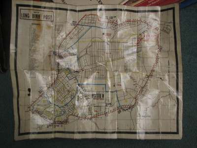 10-68 Laminated map of Long Binh Post - EPHEMERA, PHOTOGRAPHS ...